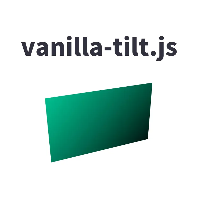 How to Implement Parallax (Tilt Effect) on Elements Using vanilla-tilt.js｜DAD UNION - Engineers ...