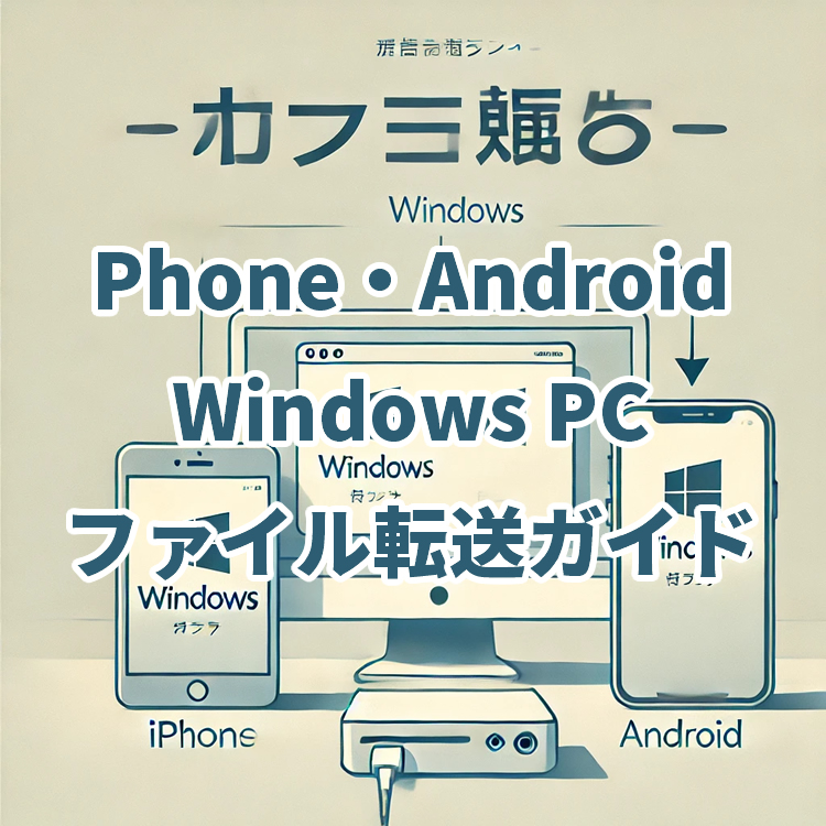超初心者でもできる！iPhone・AndroidとWindows PCの簡単ファイル転送ガイド｜DAD UNION - エンジニア同盟