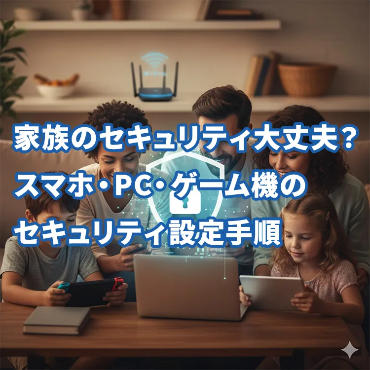 【完全ガイド】家族のスマホ・PC・ゲーム機を守る！具体的なセキュリティ設定手順｜DAD UNION - エンジニア同盟
